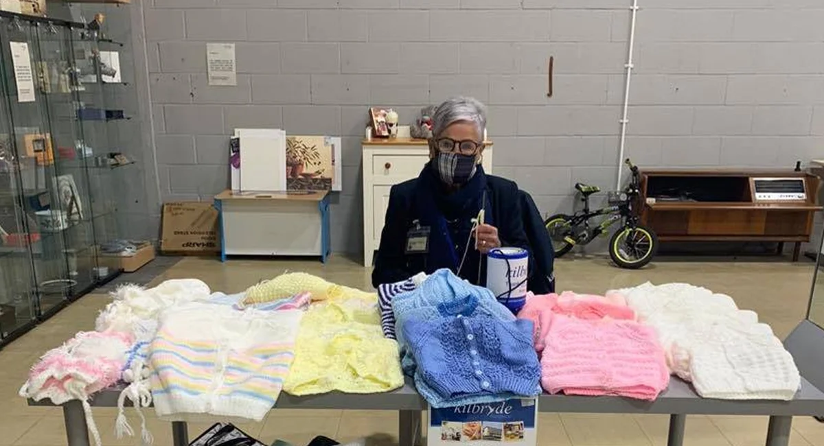 Maureen’s Knitting Stall - Kilbryde Hospice